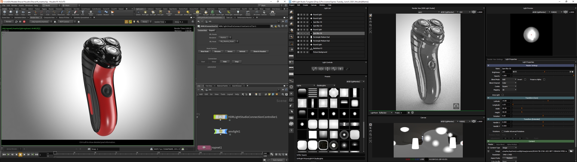 Lightmap | HDR Light Studio Houdini Connection