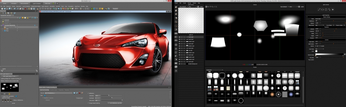 Lightmap | HDR Light Studio DELTAGEN Connection
